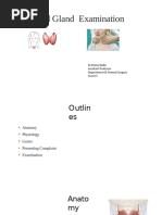 OSCE Thyroid Exam Guide | PDF | Thyroid | Neck