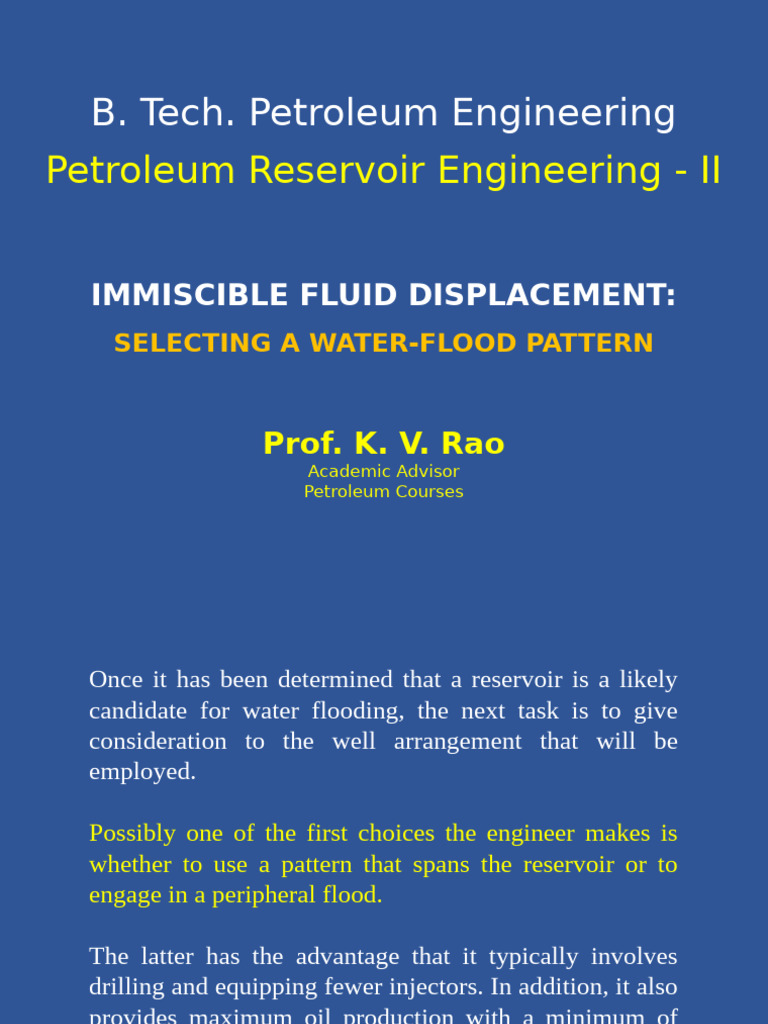 Selecting Flood Pattern | PDF