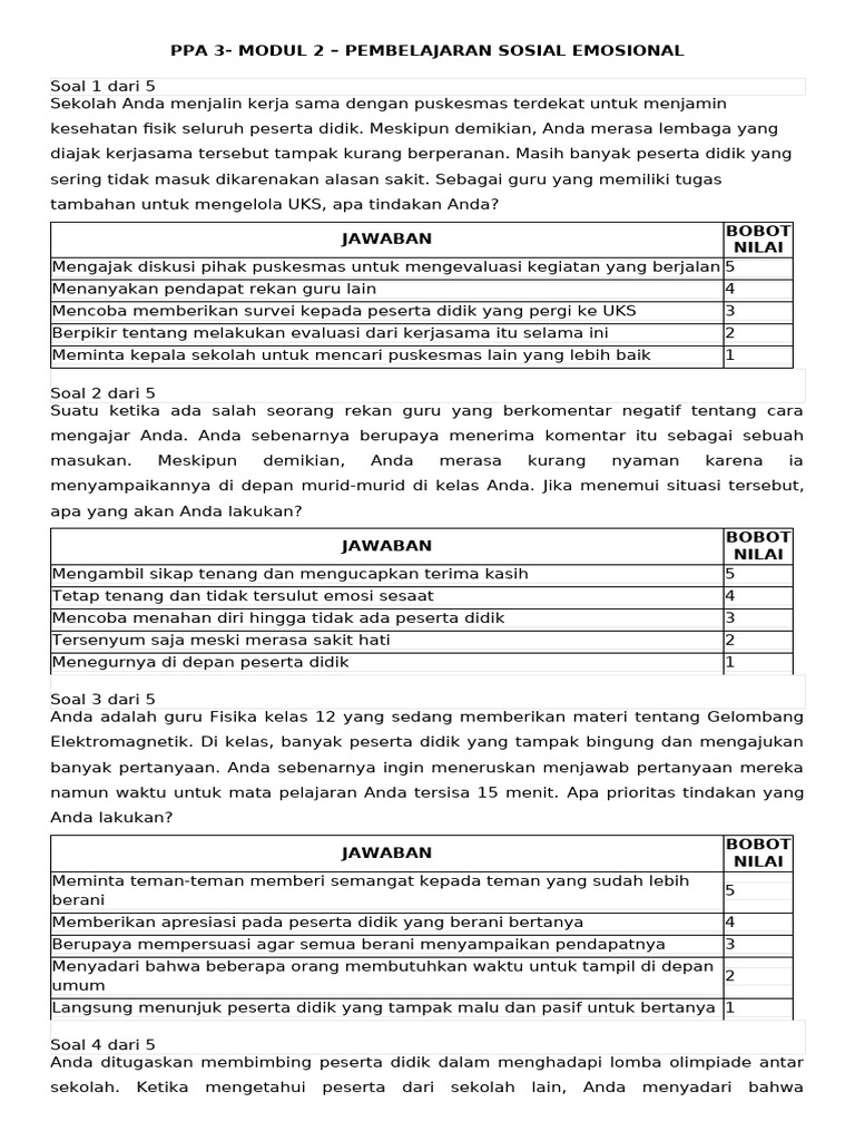 Ppa 3 - Modul 2 | PDF