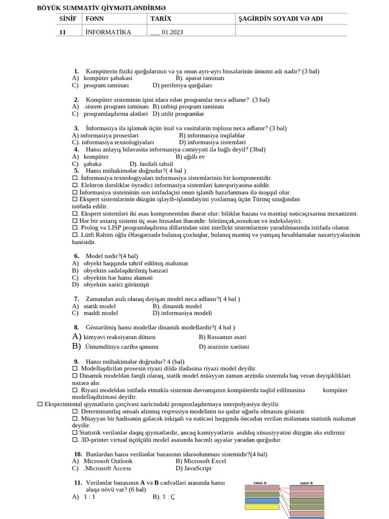 11 Sin Informatika BSQ-1 | PDF