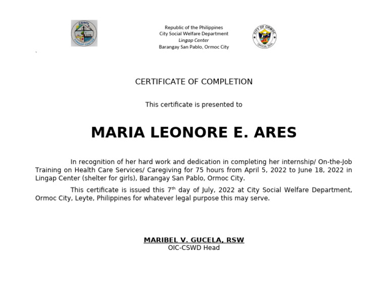 CERTIFICATE | PDF