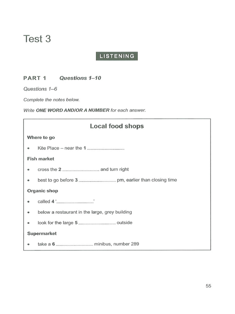 Cambridge 19 Test 3 | PDF