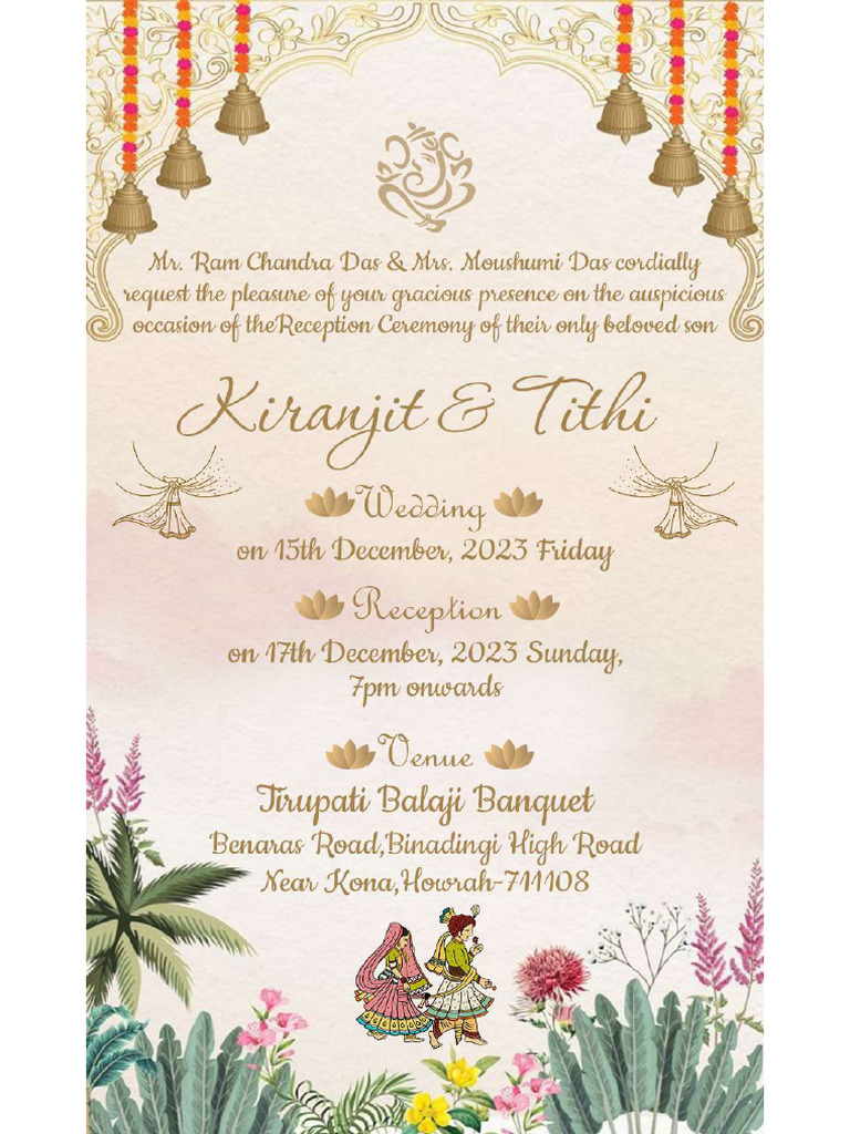 Wedding Invitation | PDF