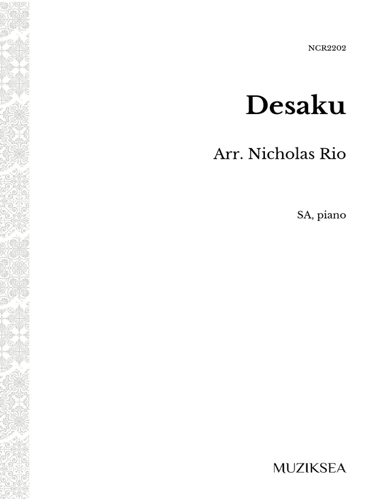 Nicholas Rio Desaku (Sa) - Perusal | PDF