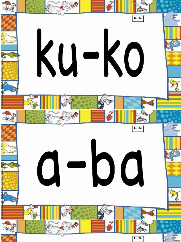 Flashcards Marungko Eliza | PDF