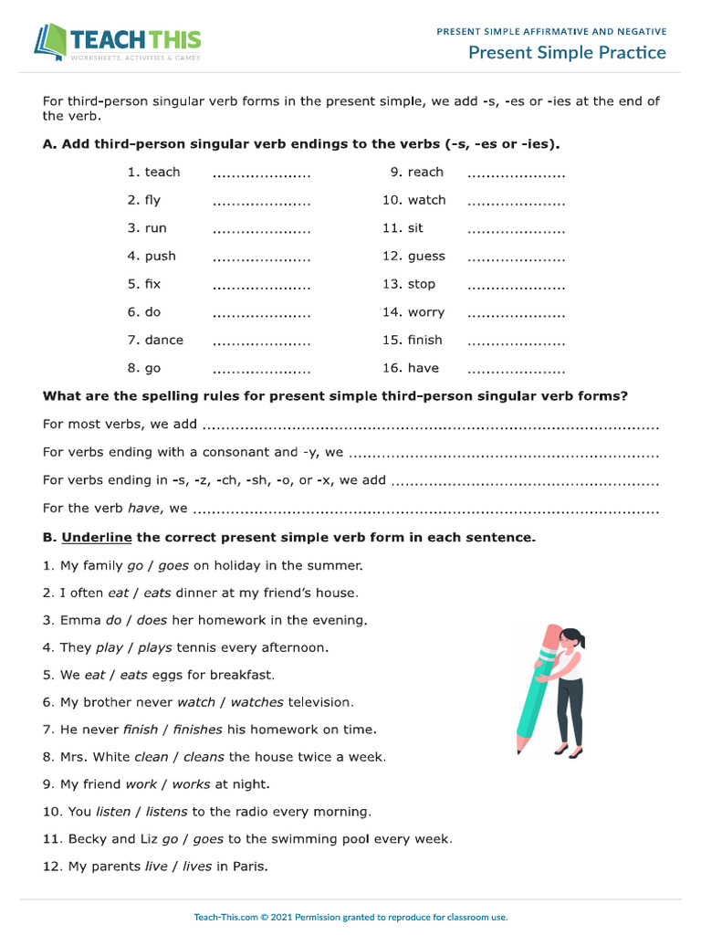 Present Simple 1 | PDF