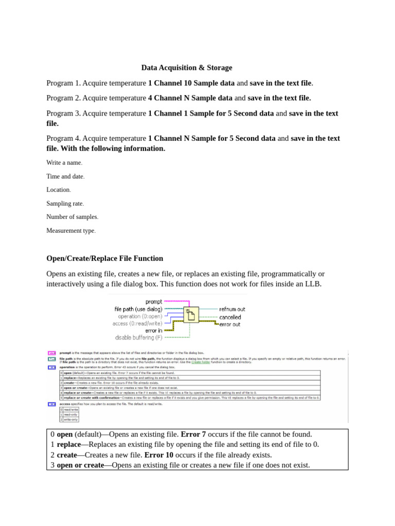 Data Acquition and Storage | PDF | Computer File | File Format