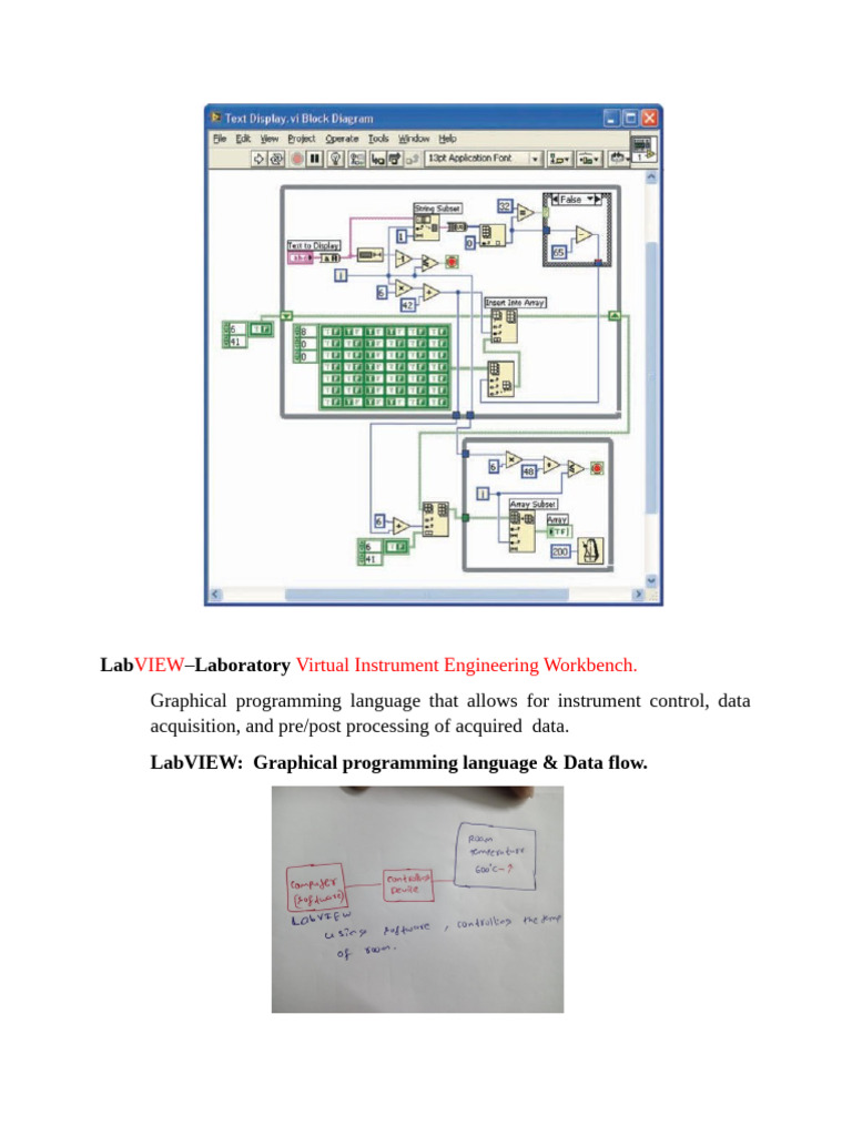 1.introduction To LabVIEW | PDF | Computer Programming | Boolean Data Type 1.introduction To LabVIEW | PDF | Computer Programming | Boolean Data Type