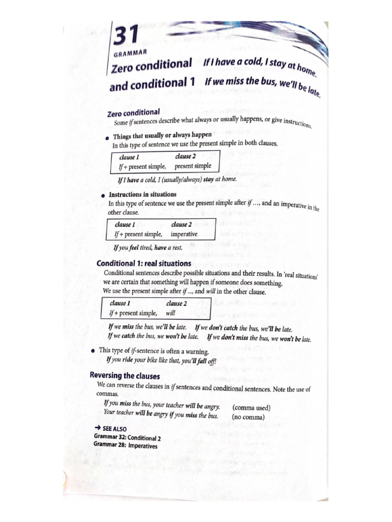 Conditionals (Zero, 1, 2) B1 | PDF