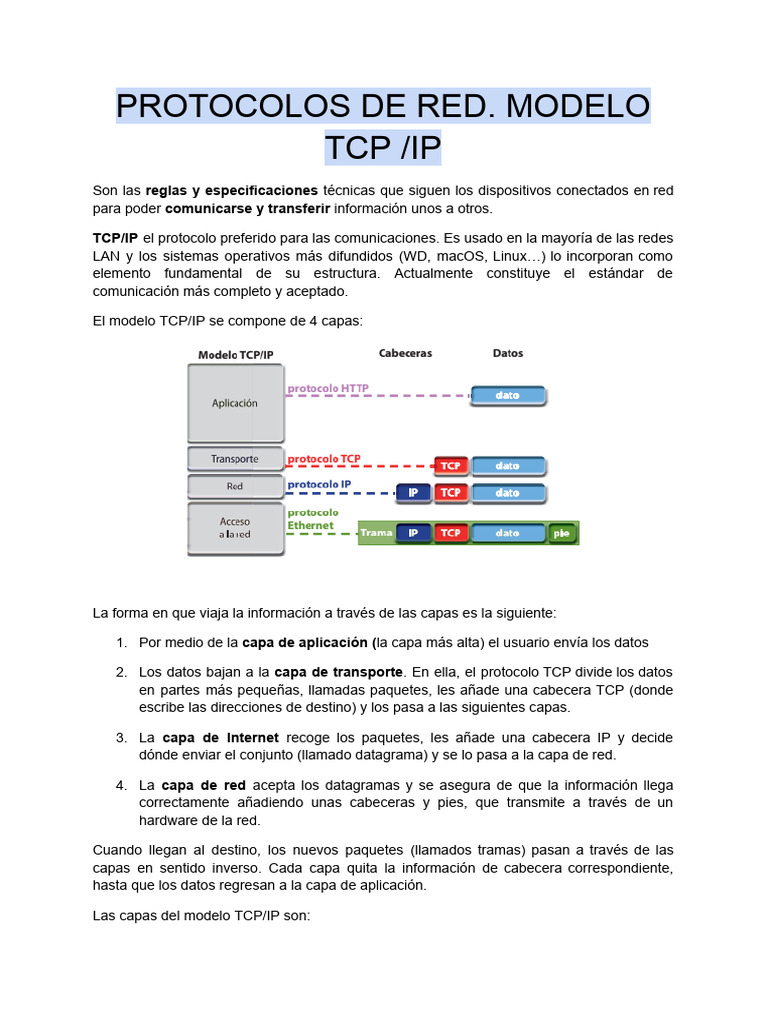 Protocolos de Red | PDF
