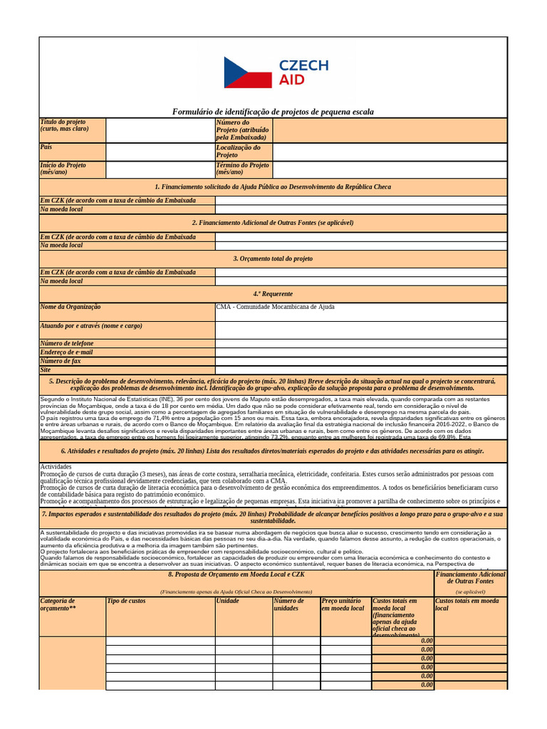 SSP 2025 Identification Form - en.pt-PT | PDF