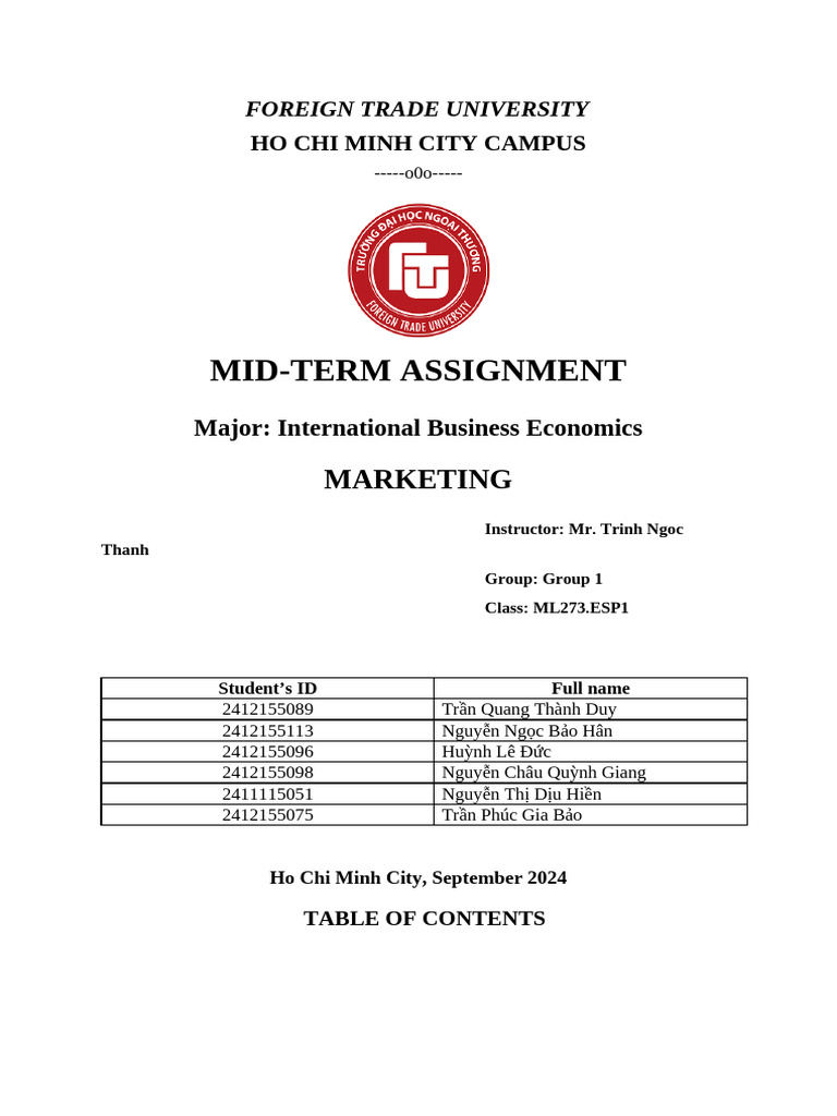 Group1 - Report ? | PDF