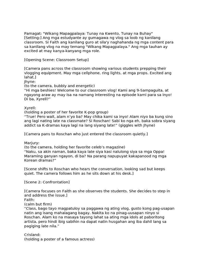 Vlog Script | PDF