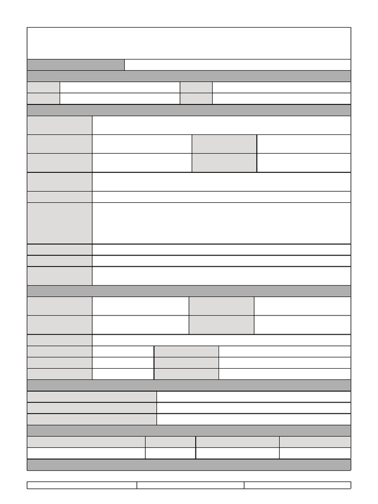 Application Summary Form | PDF