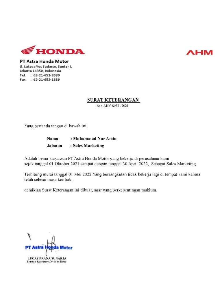 Paklaring Honda | PDF