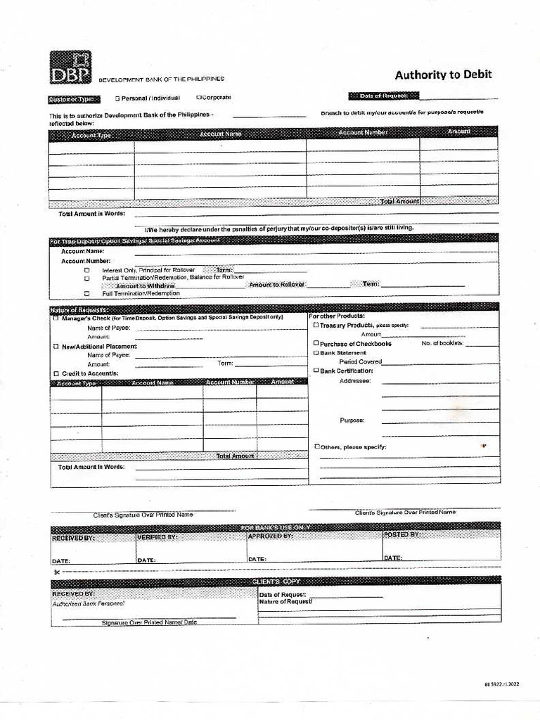 New DBP ATD 20240507 | PDF