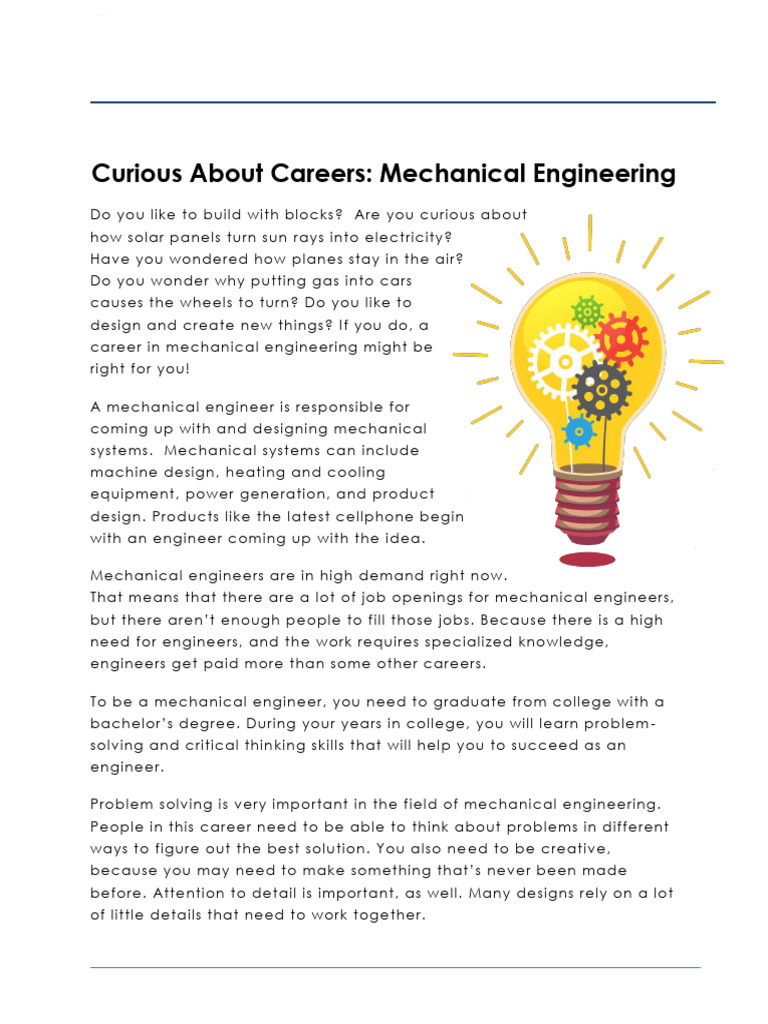 Reading Text-Mechanical-Engineering | PDF