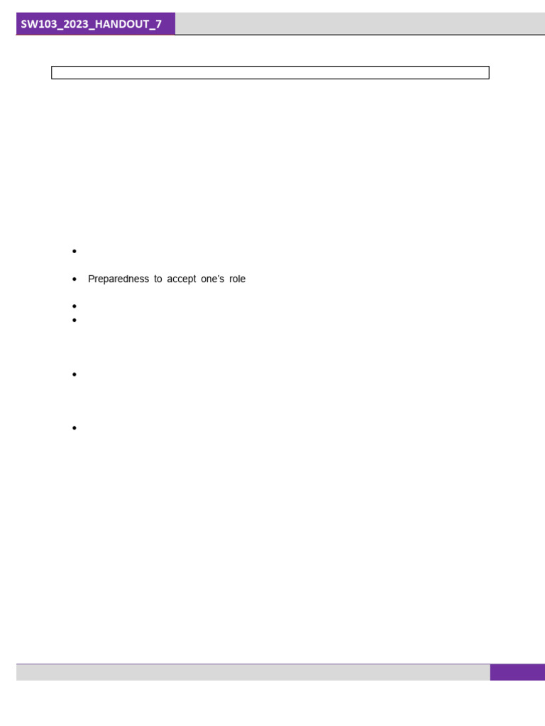 SW103 2022-2023 Handout 7 | PDF