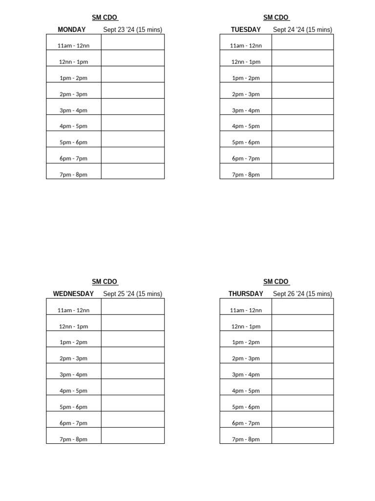 Traffic Count Form | PDF