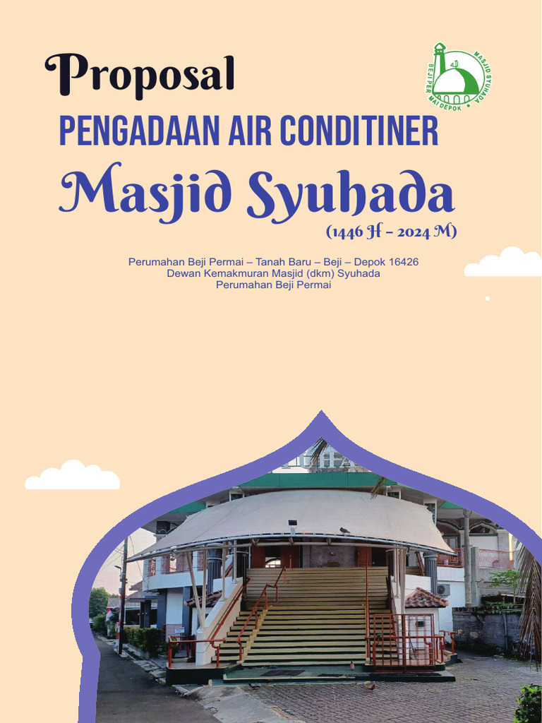 PROPOSAL - PENGADAAN - AC - MASJID Revisi | PDF