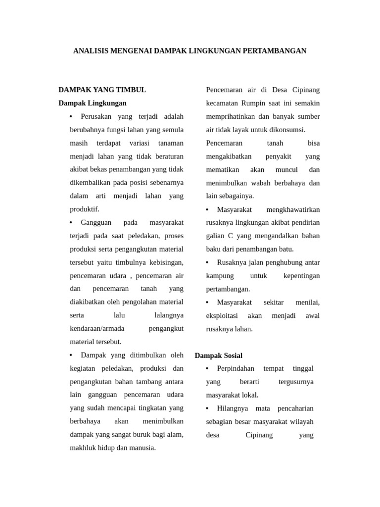 Amdal 2 | PDF | Science & Mathematics
