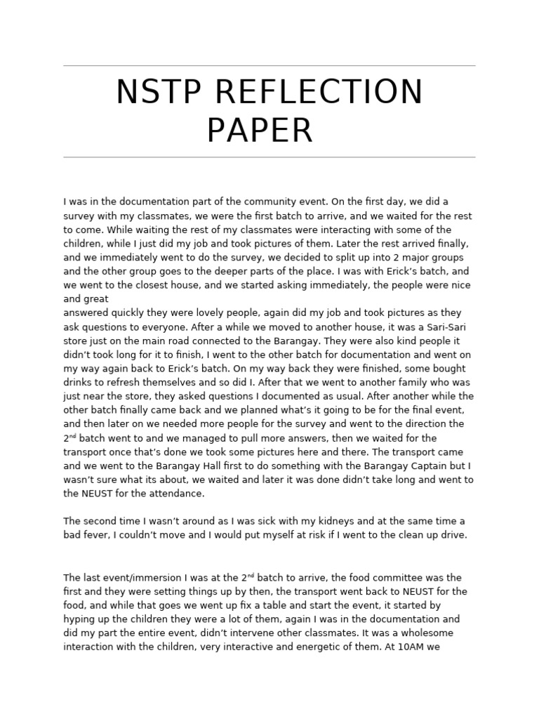 NSTP | PDF