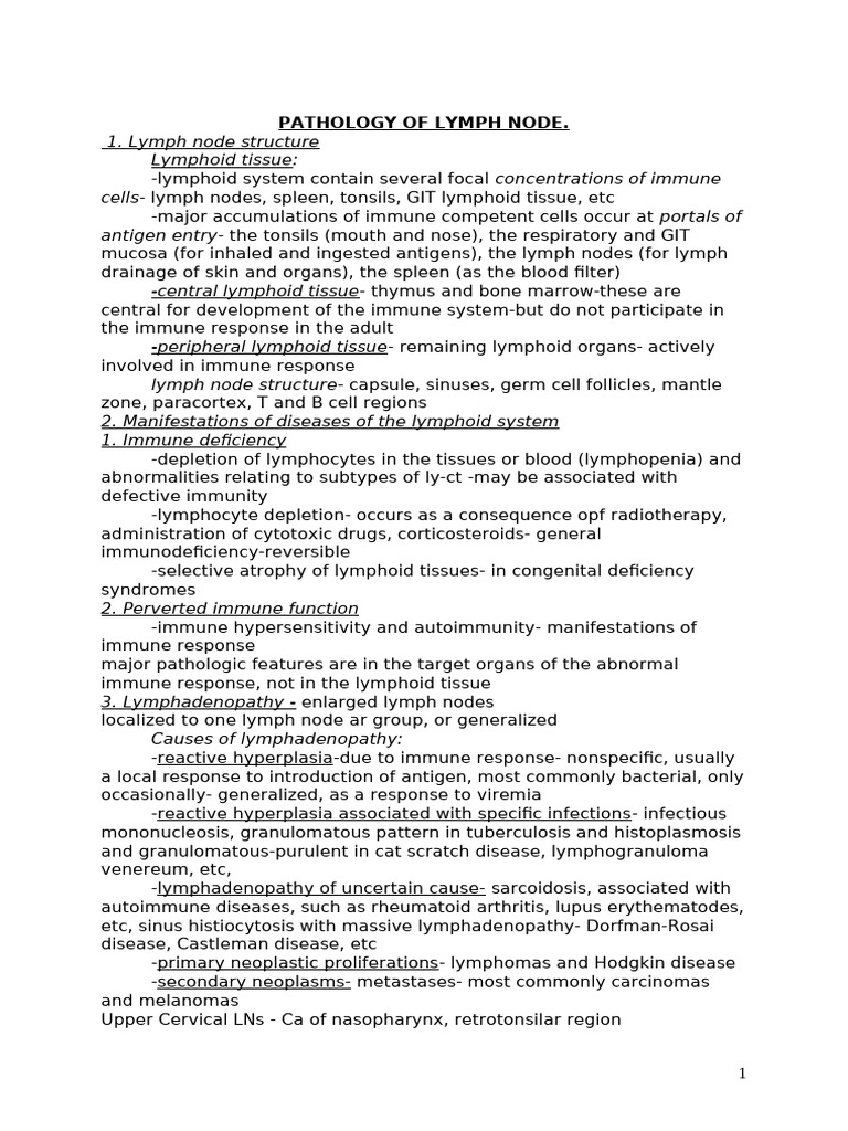 Lymph Node | PDF