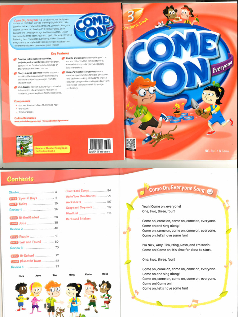 Come On Everyone 3 Student Book | PDF