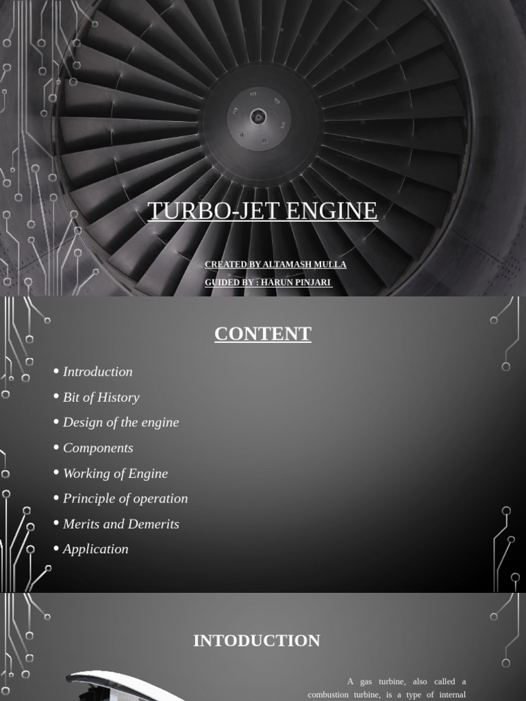 Turbo-Jet Engine | PDF
