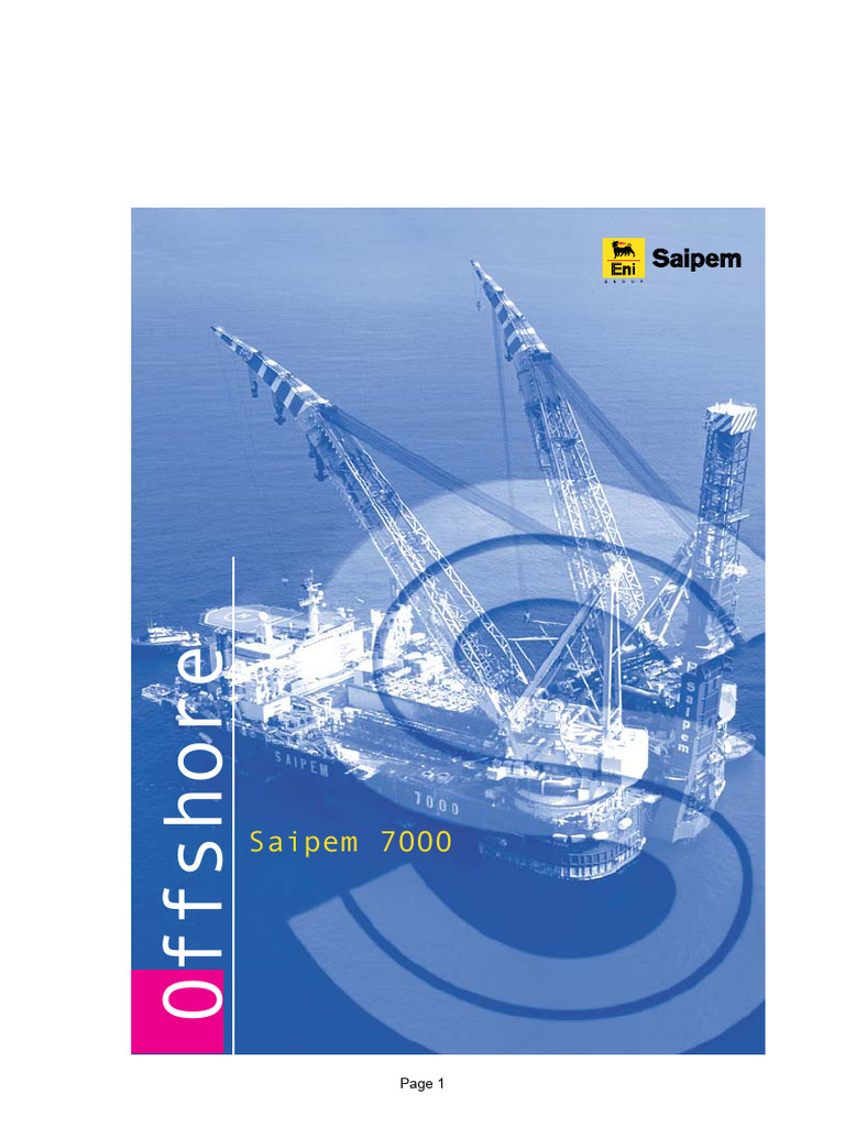 Saipem 7000 2016 | PDF