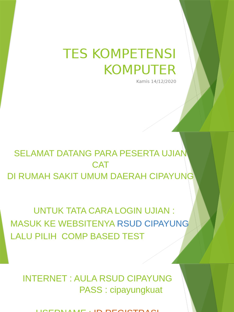 Tes Kompetensi Komputer Cat | PDF