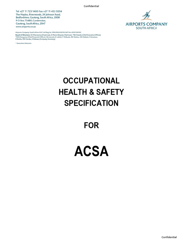 Safety - Client Safety Specification ACSA - Revision 2.1 6 | PDF