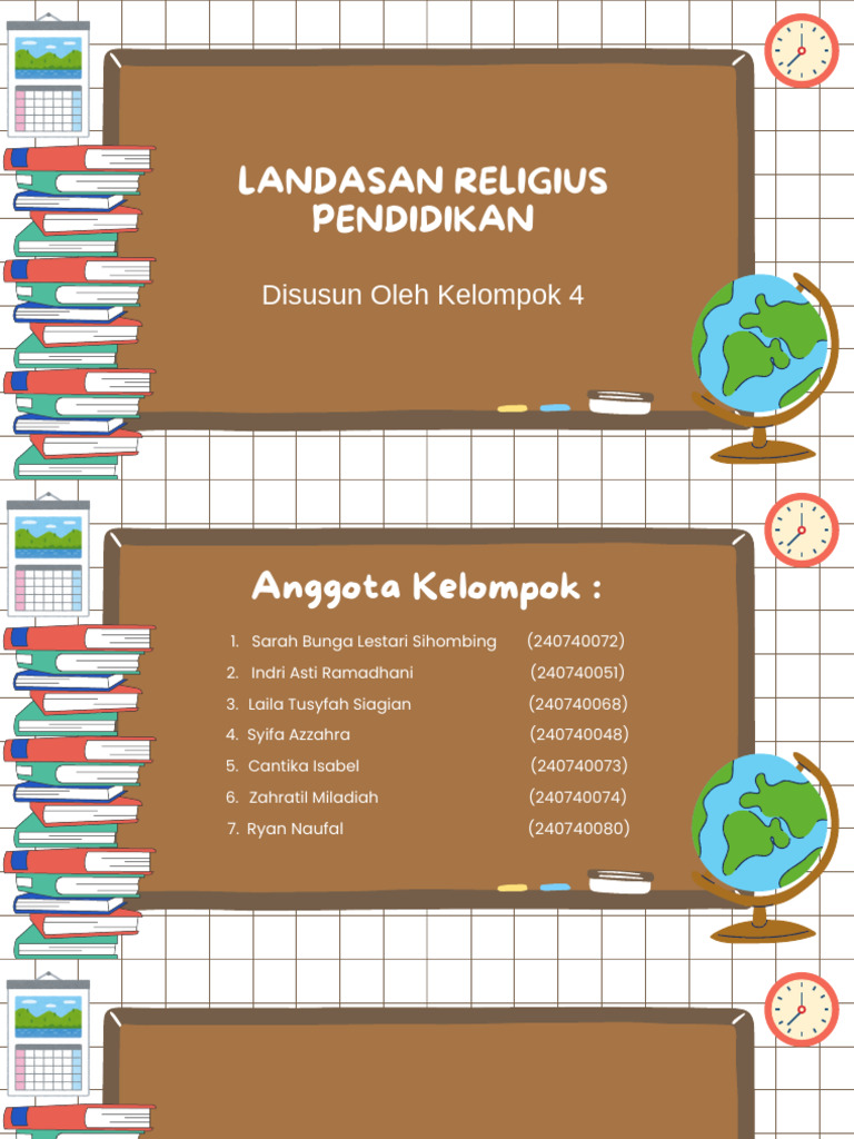 Landasar Religius Pendidikan (Kelompok 4) | PDF