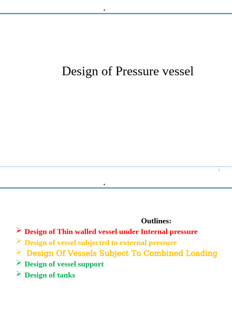 Pressure Vessel Design Guidelines | PDF | Buckling | Technology ...