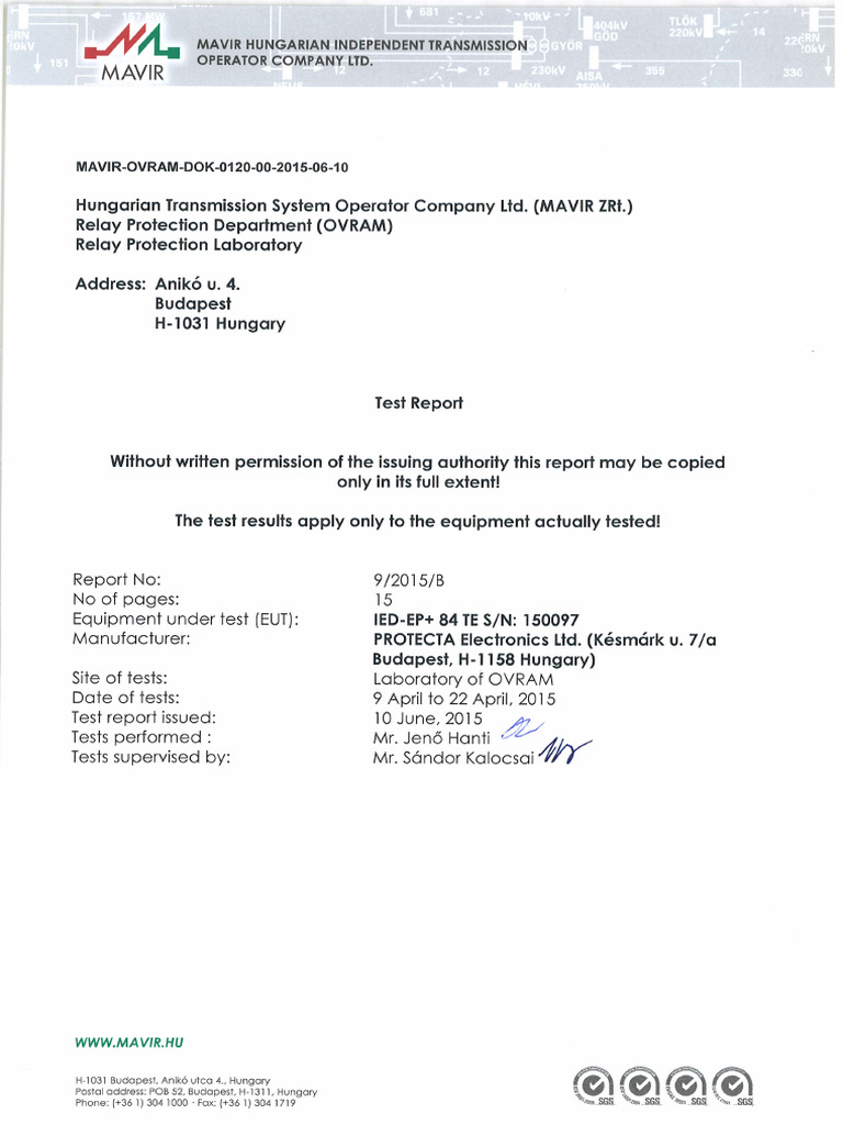 9 - 2015 - B - OVRAM - EP+ EMC Report | PDF