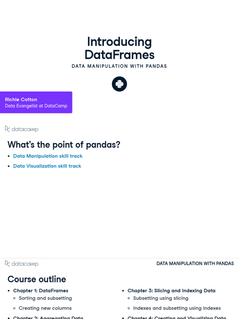 Chapter1-Transforming DataFrames | PDF