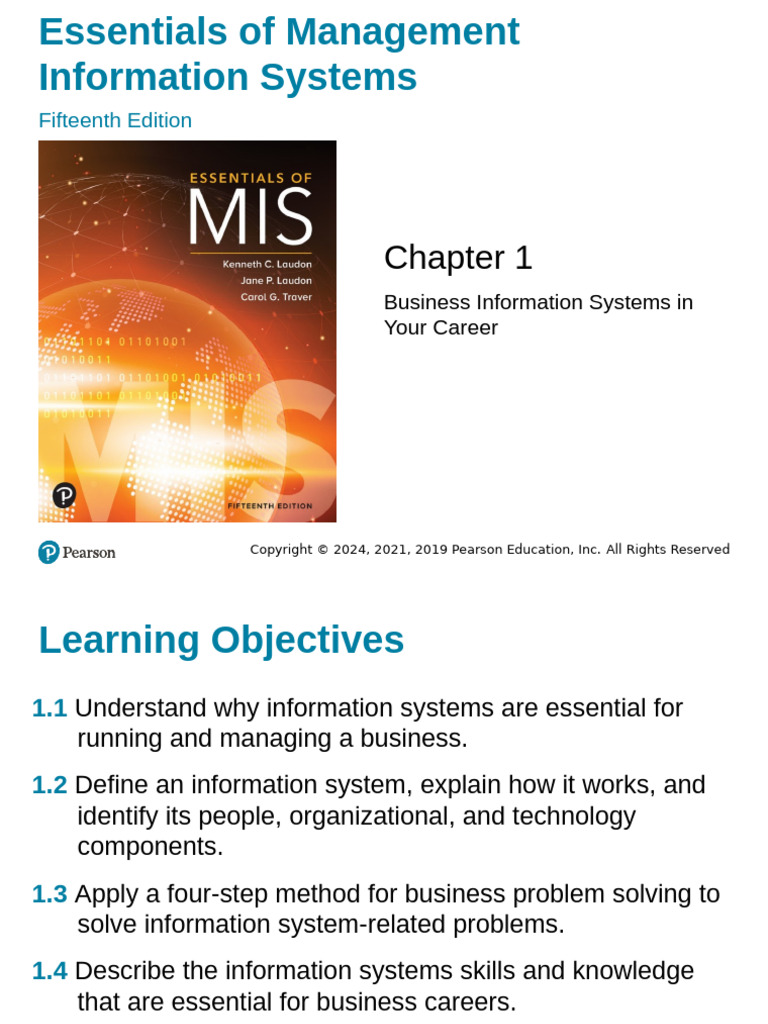 Laudon Emis15 PPT ch01 | PDF