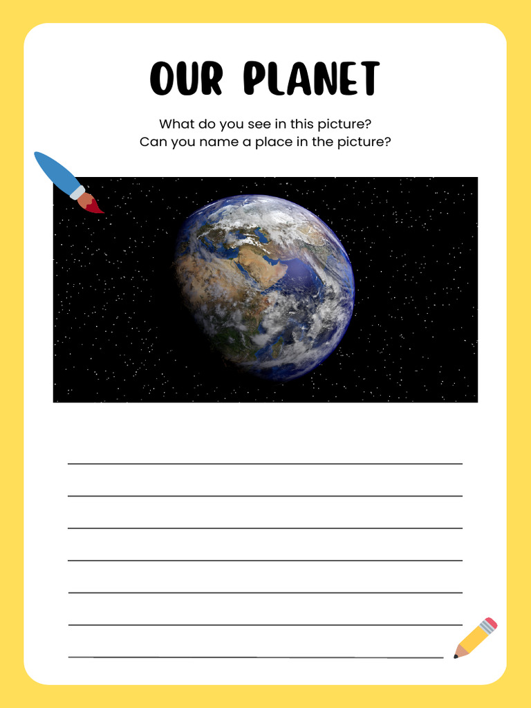 Unit 7 Our Planet Worksheet | PDF