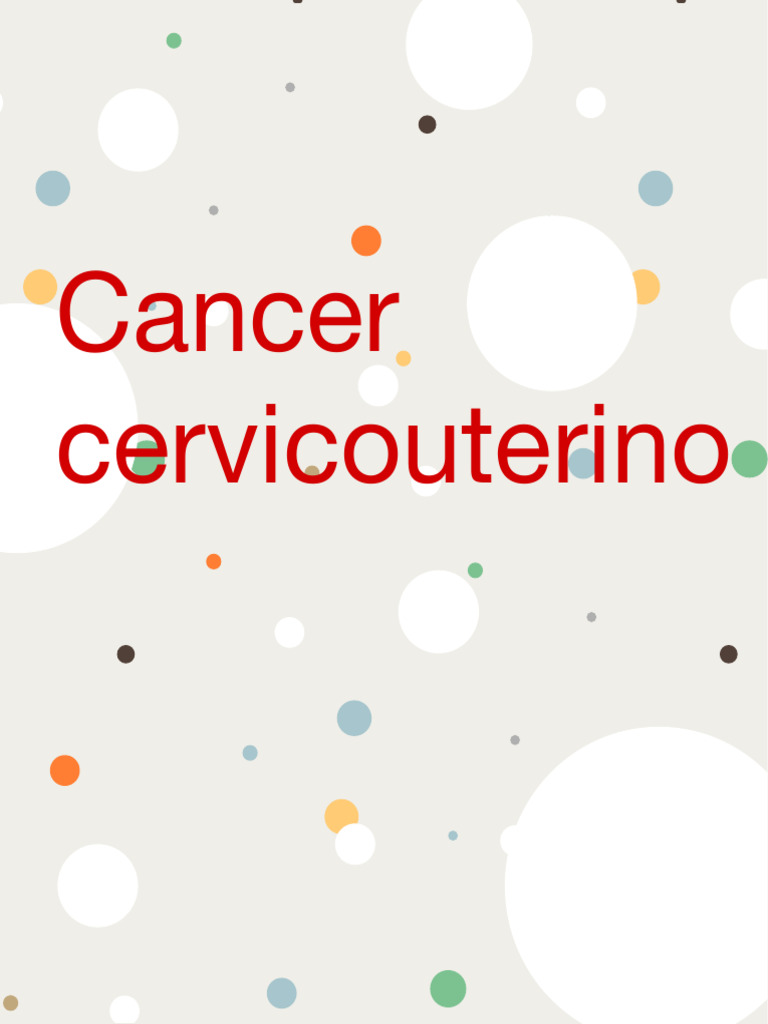 Cancer Cervicouterino | PDF