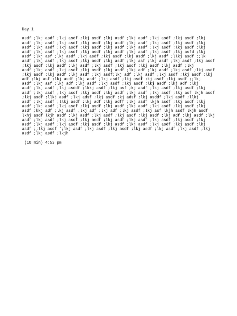 Typing Practice | PDF