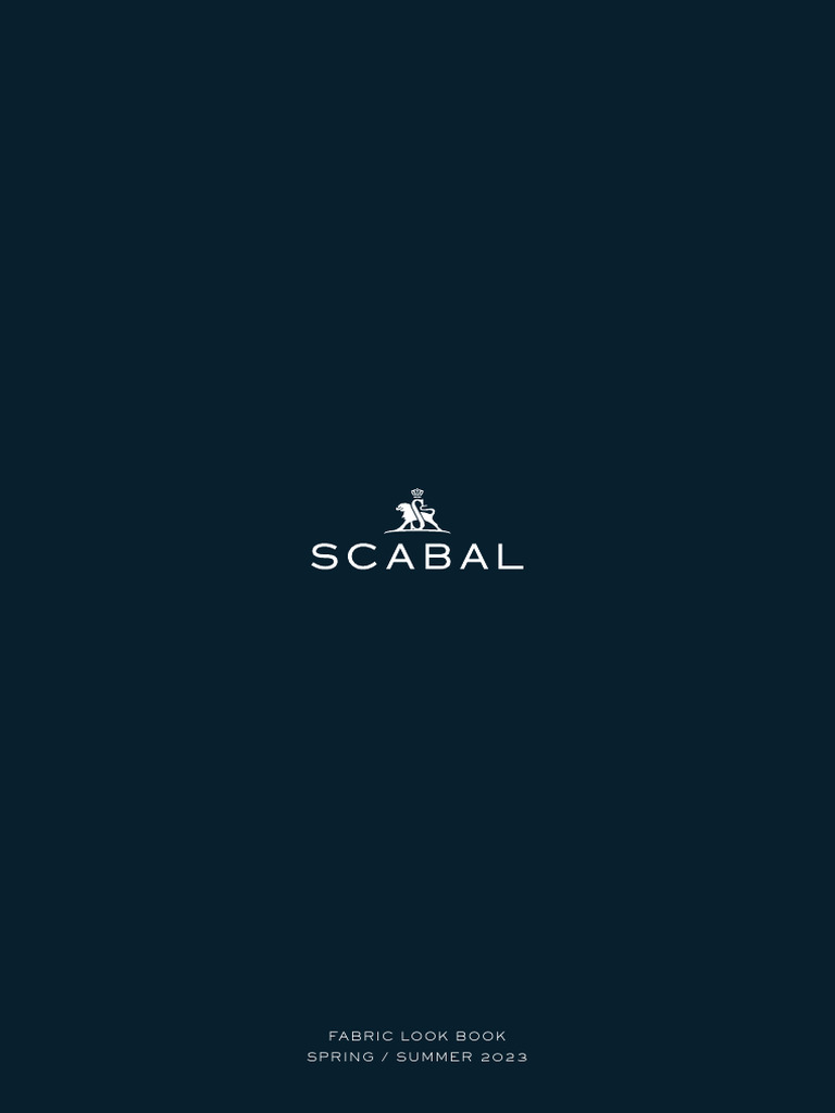 Scabal SS23 Fabric Collections Look Book | PDF