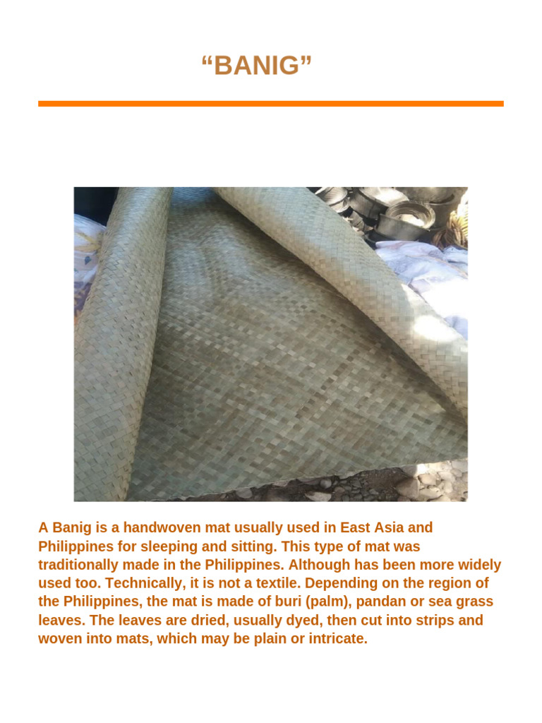BANIG | PDF | Home & Garden
