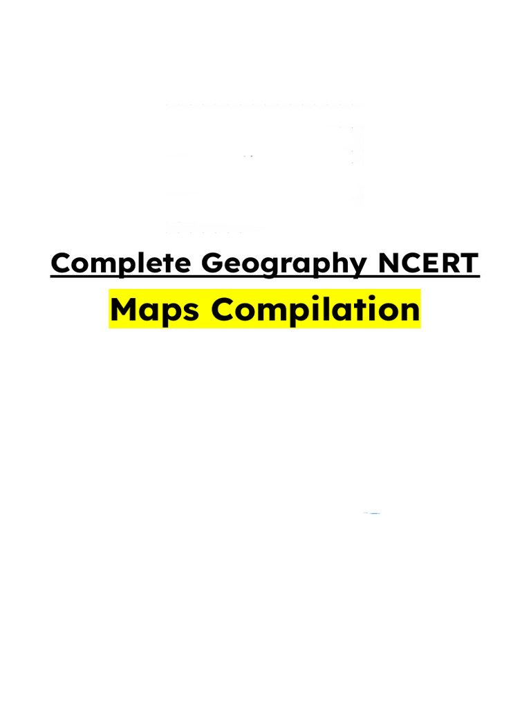 Geography Maps New Ncert 2020 | PDF | Water | Water Pollution