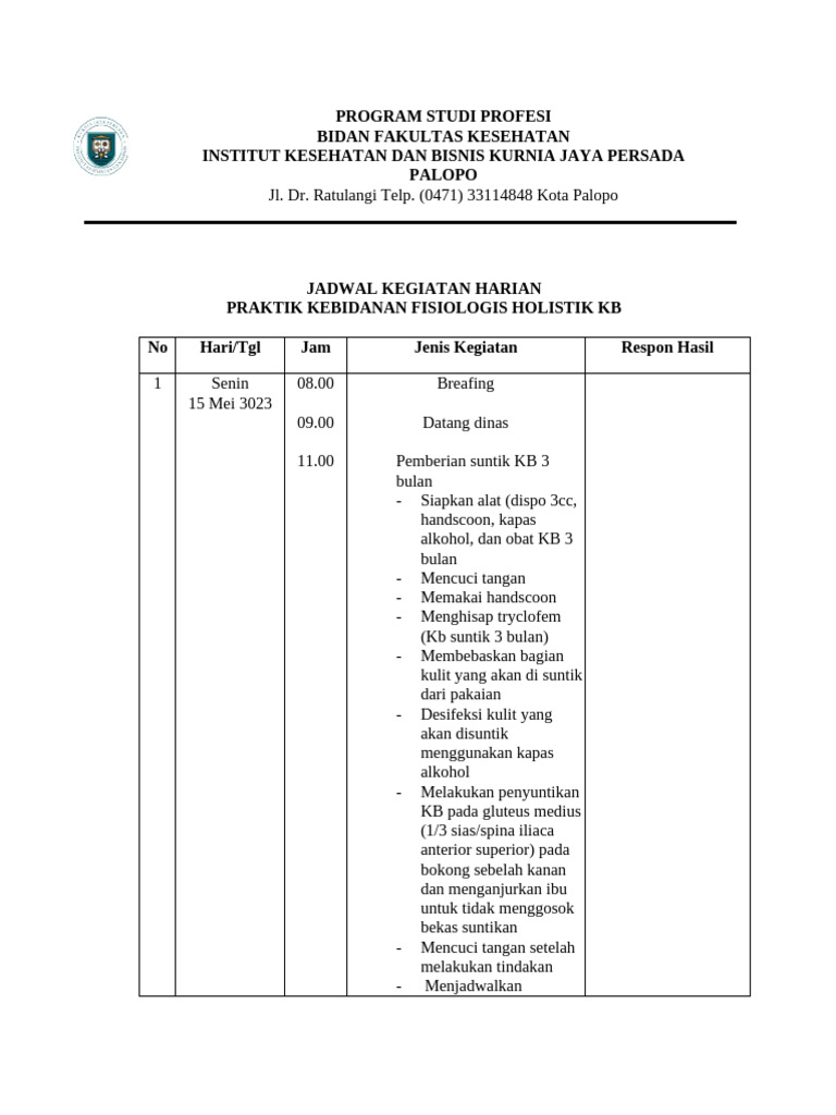 Laporan Harian Stase 7 | PDF