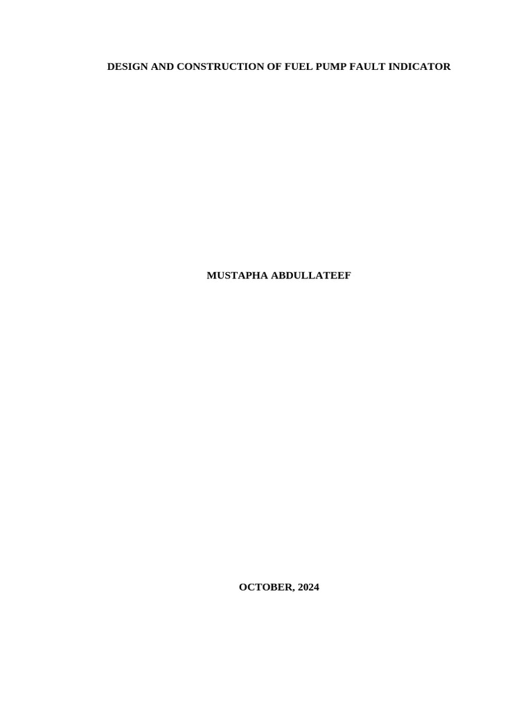 Mechatronics Project Report | PDF | Power Supply | Technology & Engineering