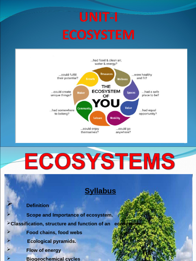 Es-Unit 1 - Abr - Ecosystem | PDF