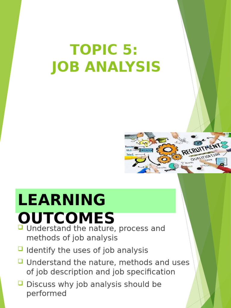 C5 - Topic 5 Job Analysis (Edited) | PDF