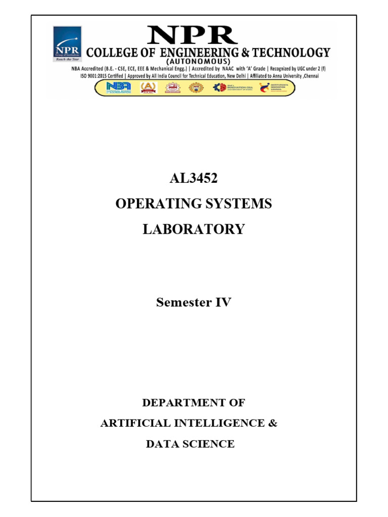 Sos Lab Manual | PDF
