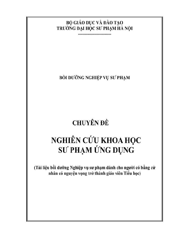 TC - NCKH NG D NG | PDF