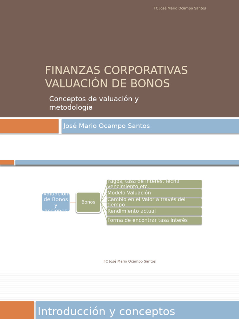 FC Tema01 - Valuacion de Bonos | PDF